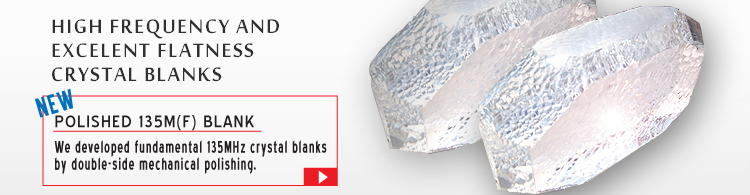 Crystal Blank high frequency TANABE
